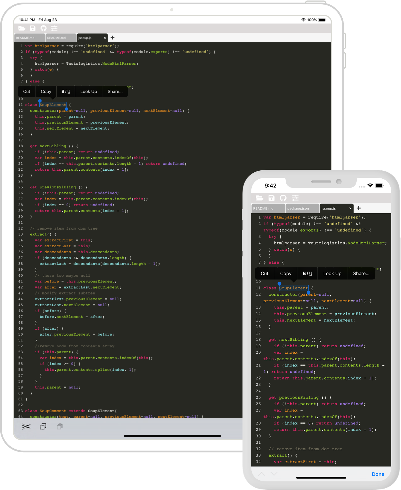 Latte Text: a great text editor on iPhone/iPad